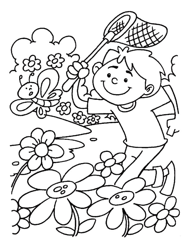 Spring Coloring Pages 2018 Dr Odd