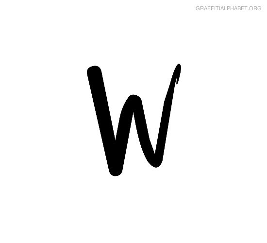 The Letter W Cool